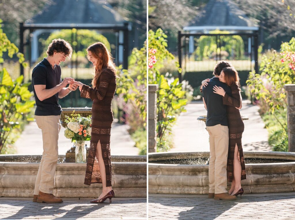 Surprise Proposal at Botanical Gardens | Athens Atlanta GA Wedding ...