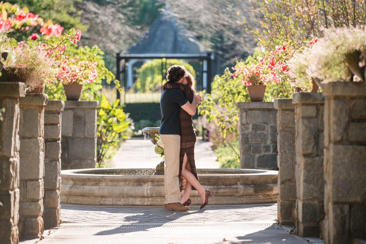 Surprise Proposal at Botanical Gardens | Athens Atlanta GA Wedding ...