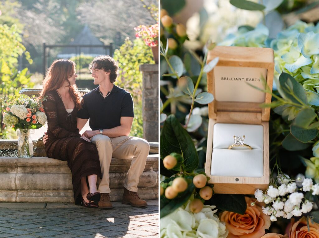 Surprise Proposal at Botanical Gardens | Athens Atlanta GA Wedding ...